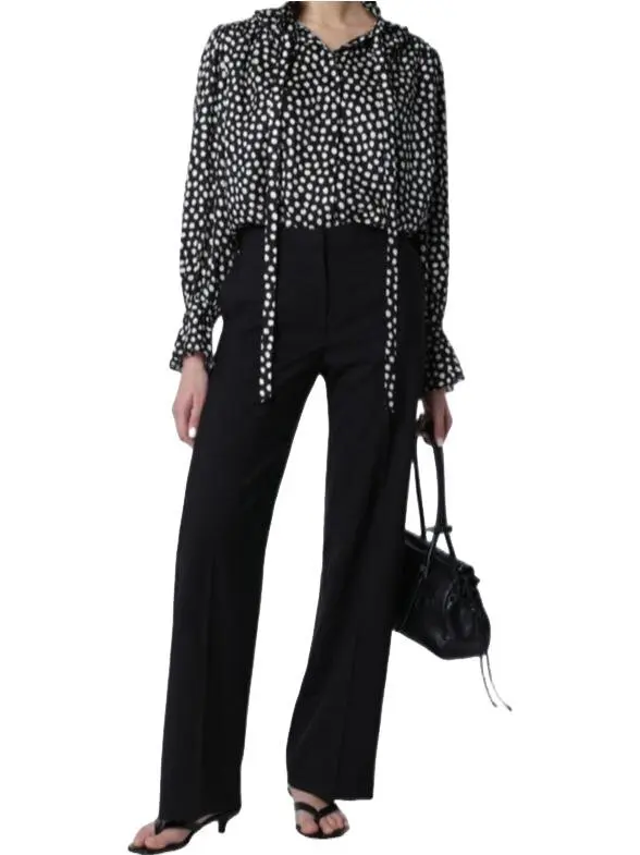 PT TORINO Francoise Straight-leg Trousers - Black