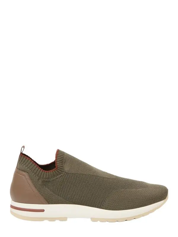 Loro Piana 360 Lp Flexy Walk Slip-on Sneakers - Military Green