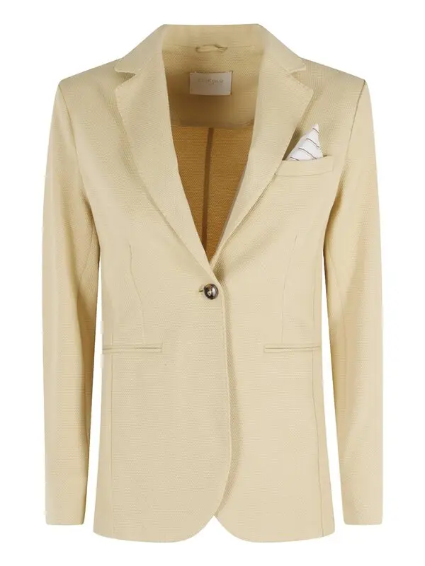 CIRCOLO 1901 Long-sleeved Suit Jacket - Nude