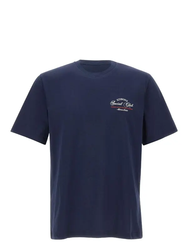 Iceberg Logo T-shirt - Blue