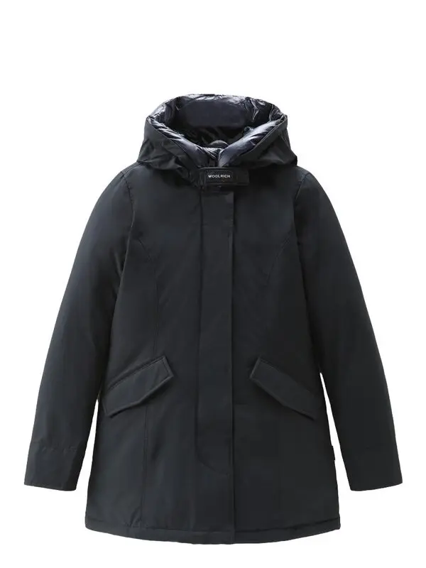 Woolrich Arctic Parka Coat With Hood - Black