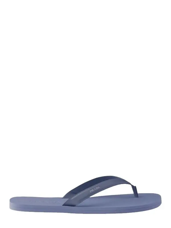 Prada Urban Thong Flip-flops Slides - Aviation Blue
