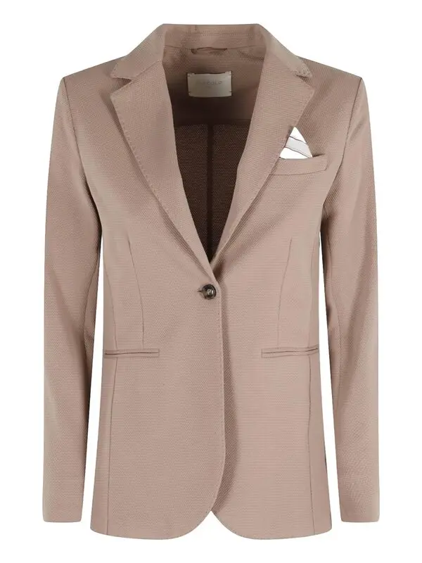 CIRCOLO 1901 Single-breasted Long-sleeved Blazer - Nude