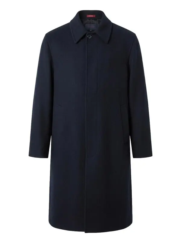 Gucci Collared Double-breasted Coat - Blue/blue-gray