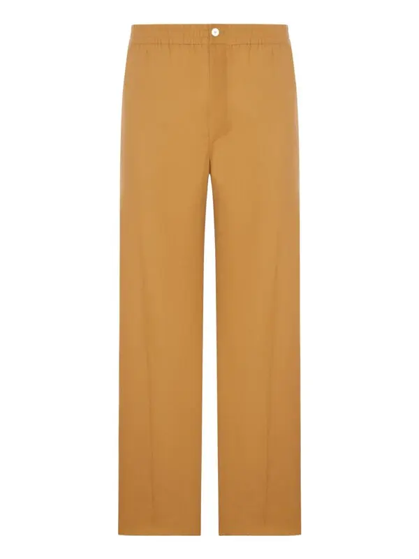 Celine Straight-leg Casual Pants - Chestnut