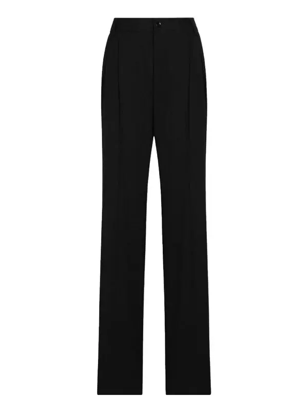 Dolce & Gabbana High-rise Flared Pants - Black