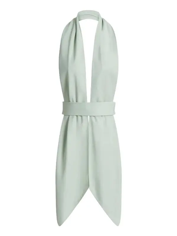 Alberta Ferretti Halter Neck Vest - Green