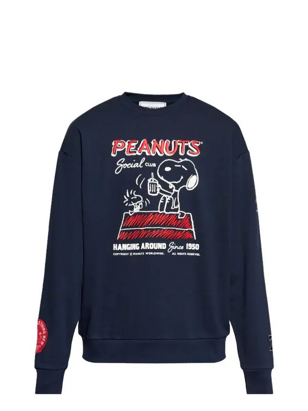 Iceberg Long Sleeve Crewneck Sweatshirt - Navy
