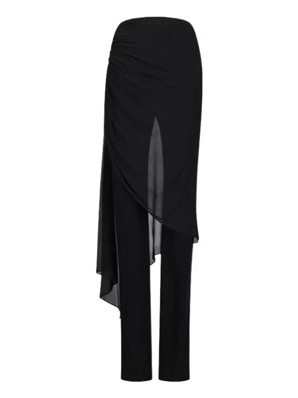 Giuseppe Di Morabito Asymmetrical Draped Skirt Pants - No