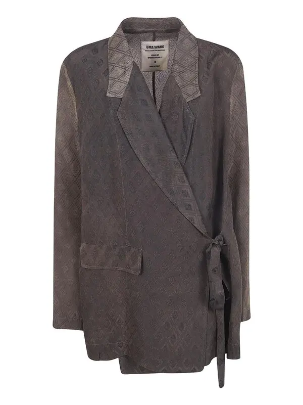UMA WANG Khloe Jacket - Dark Brown