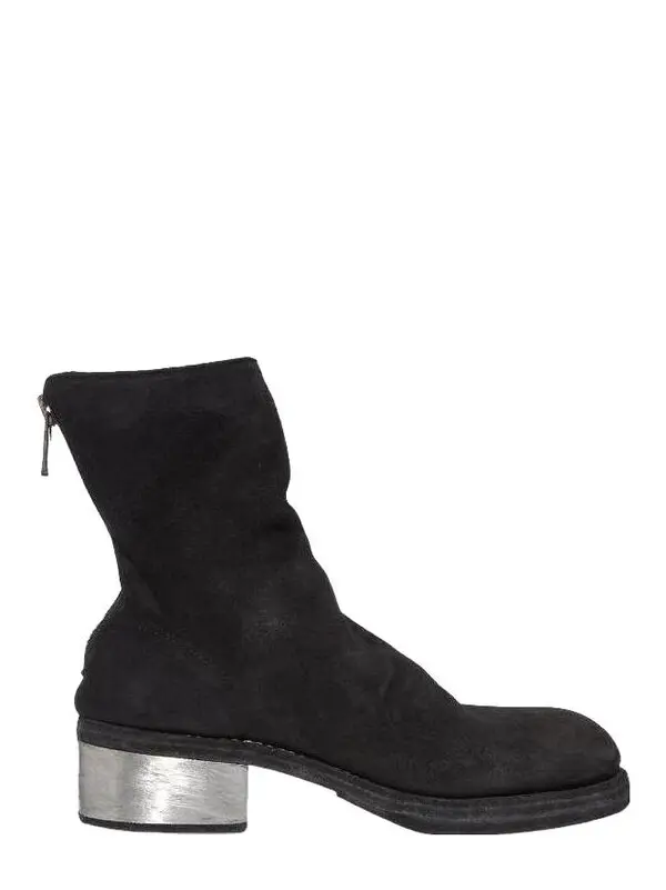 Guidi Zip Up Ankle Boots - Black