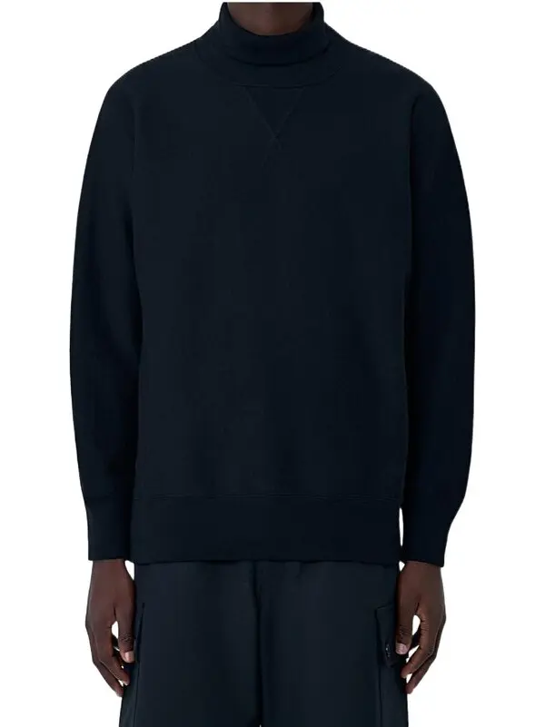 Comme Des Garçons High Neck Pullover - Black