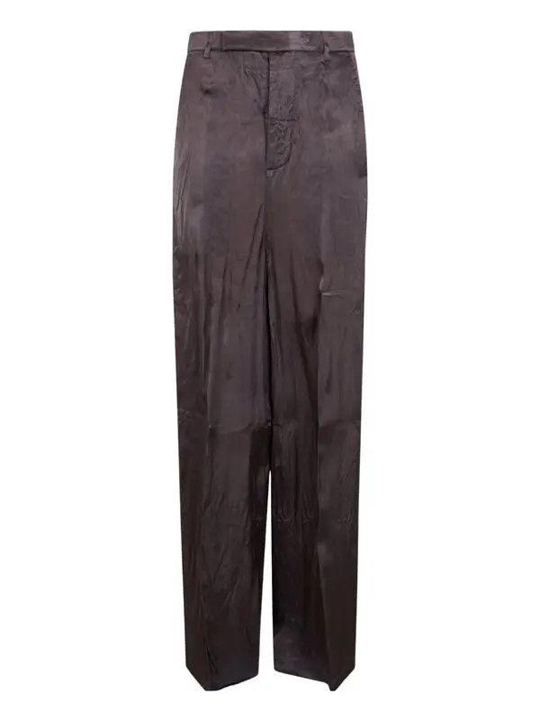 Rick Owens Flat-front Trousers - Black
