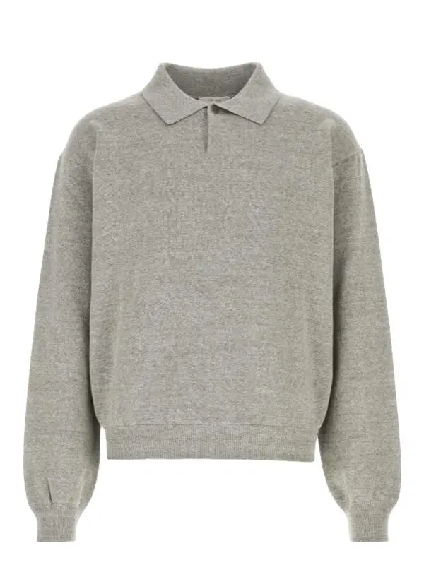 THE ROW Faded Polo Knitwear - Grey