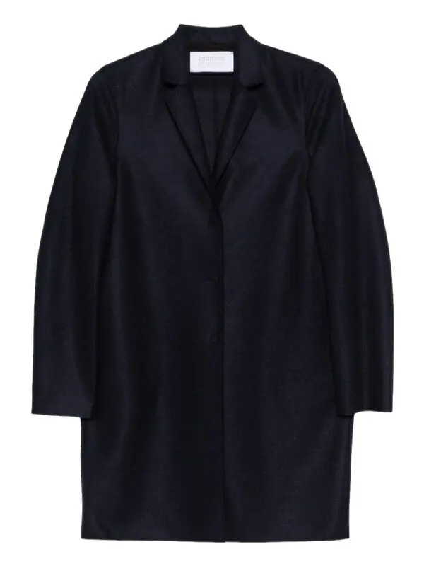 Harris Wharf London Single-breasted Coat - Black