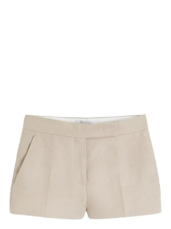 Max Mara Tailored Shorts - Sand-colored