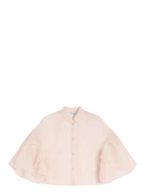 Max Mara Donna Flared Cape - Nude