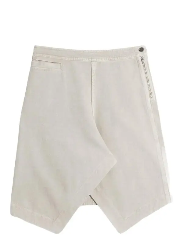 LEMAIRE Asymmetrical Mini Skirt - Beige