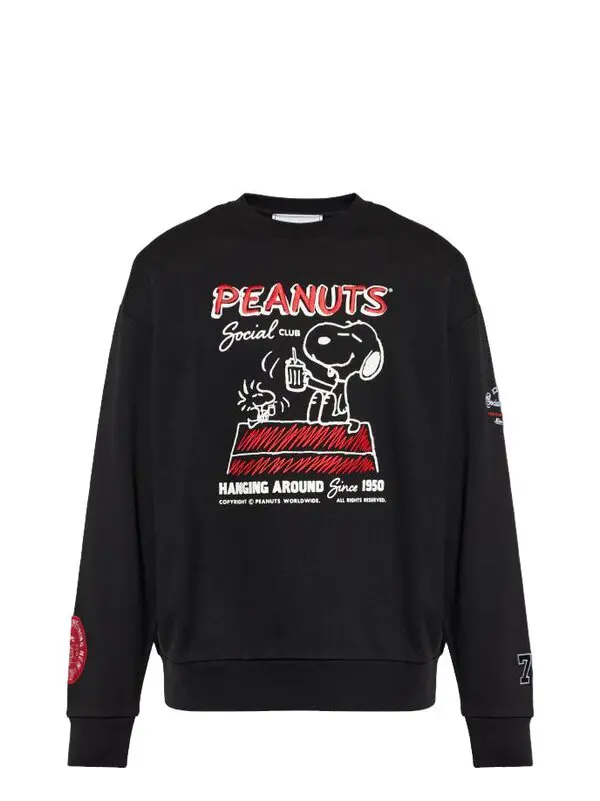 Iceberg Long Sleeve Crewneck Sweatshirt - Black