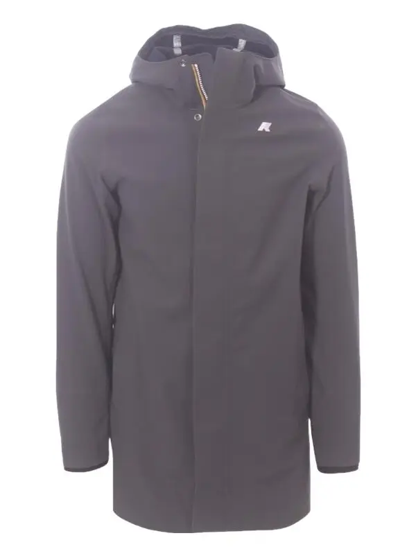 K-WAY Hooded Casual Jacket - Black