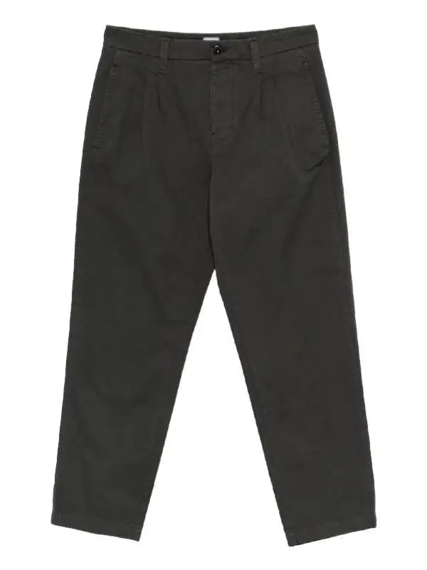 C.P. COMPANY Pleated Trousers - Black