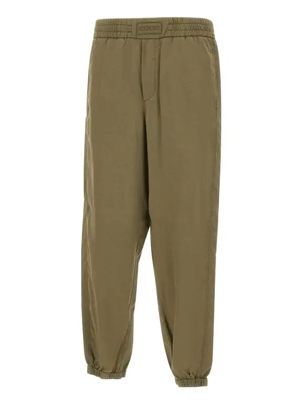 Iceberg Elastic Waistband Trousers - Brown