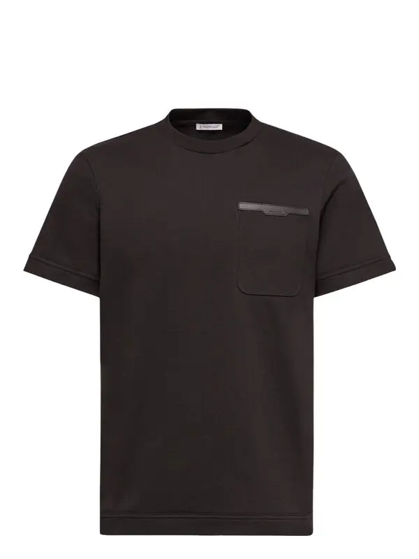 Moncler Short-sleeved Crewneck T-shirt - Black