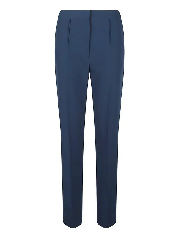 Patrizia Pepe Slim Fit Trousers - Lagoon Blue