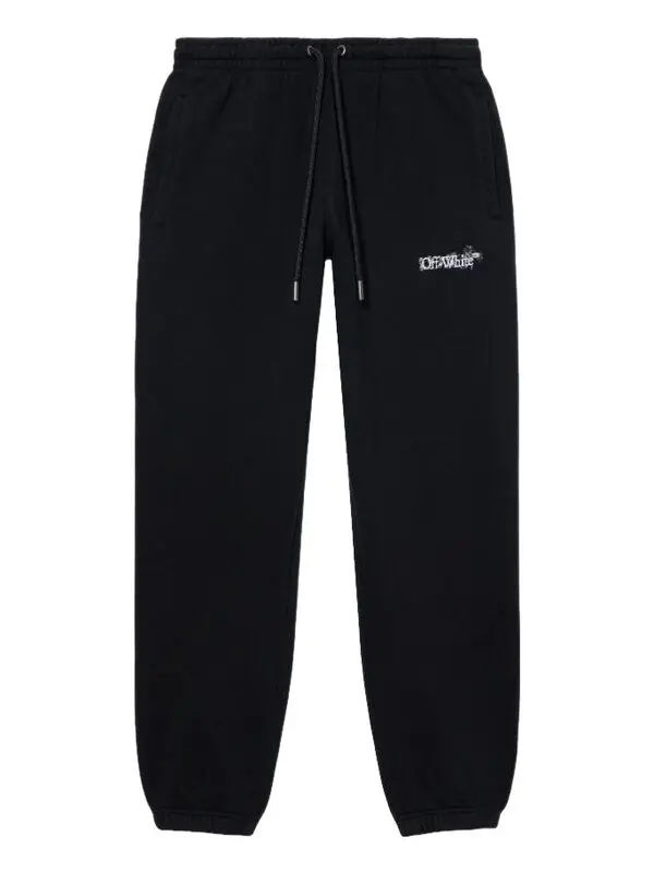 Off-White Heraldic Arrow Cuffed Track Pants - Black