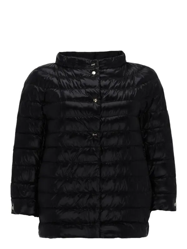 Herno Button-up Padded Jacket - Black