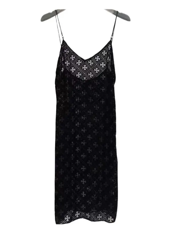Chrome Hearts V-neck Slip Dress - Black