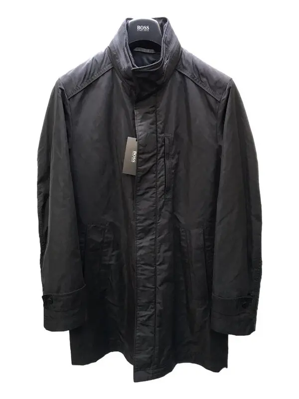 Hugo Boss Stand-collar Cotton Clothes - Black