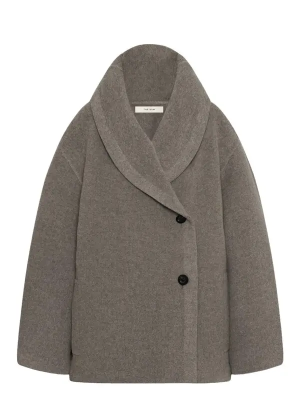 THE ROW Temur Virgin Wool Coat - Grey
