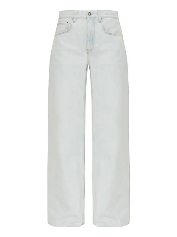 ANINE BING Lewis Frayed Jeans - Blue