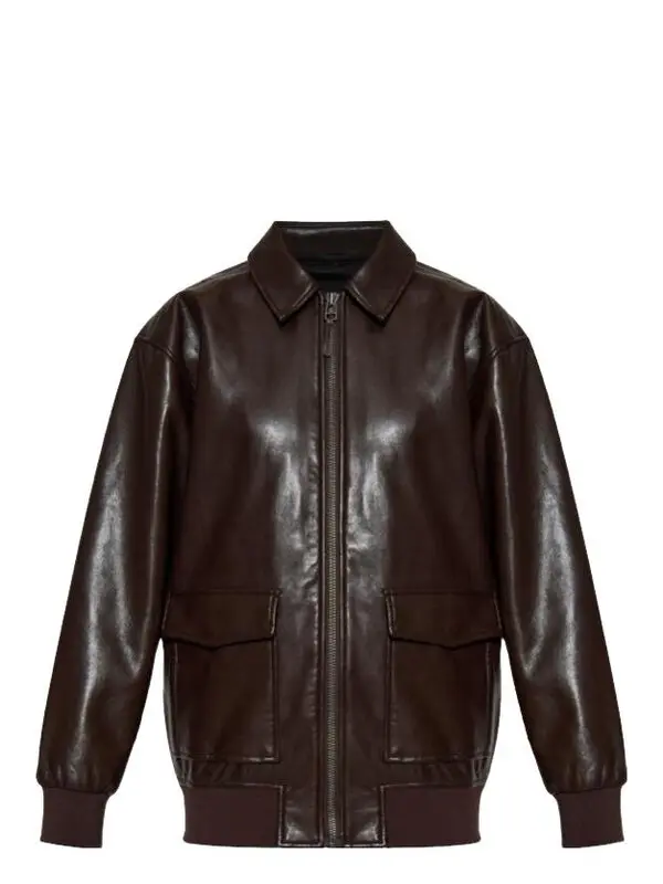 ANINE BING Kelanie Leather Jacket - Black