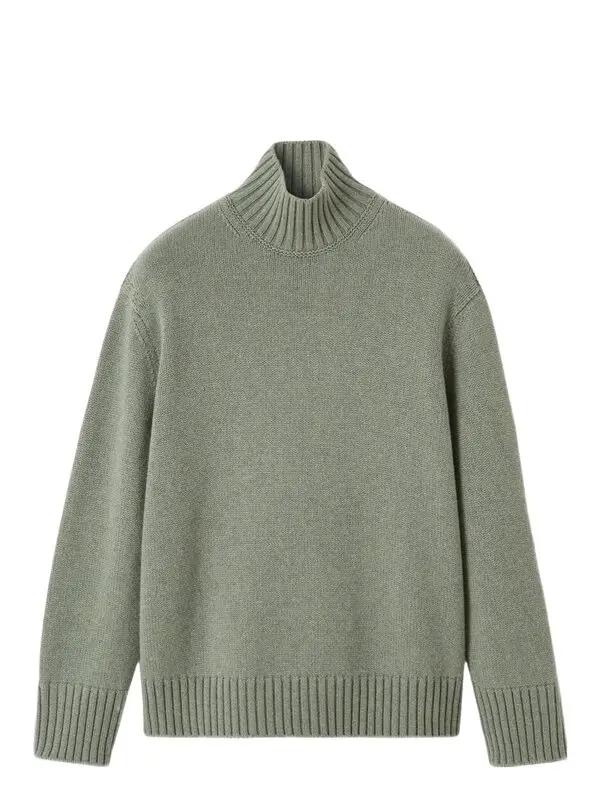 Loro Piana Parksville Turtleneck With Half-zip - Gray