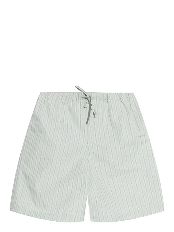 Dries Van Noten Loose Fit Striped Shorts - Green