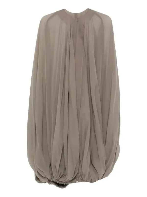 Rick Owens Luxor Layered Cape Jacket - Dust