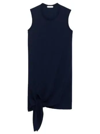 J.W.ANDERSON Jw Anderson Knotted Hem Sleeveless Dress - Black
