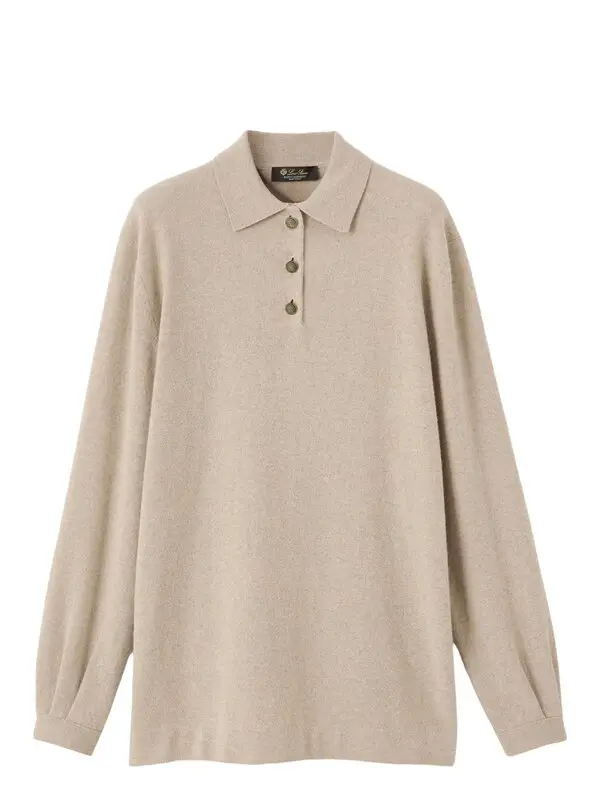 Loro Piana Classic Polo Shirt - Silver Birch