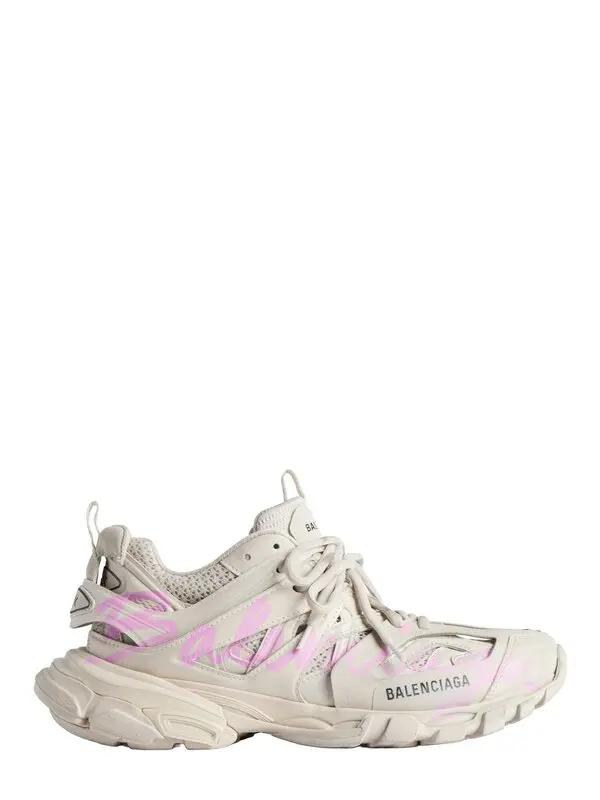Balenciaga Track Sneakers - Beige/pink