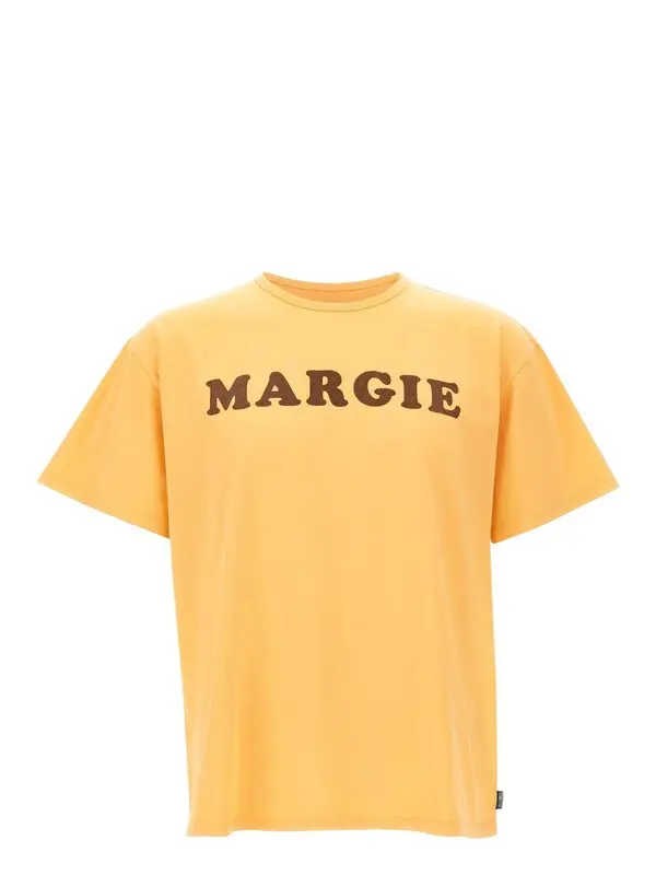 MAISON MARGIELA Arch Print T-shirt - Yellow