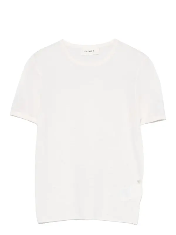 LISA YANG Ira Crewneck T-shirt - White