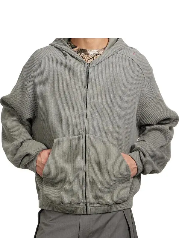 ROA Hooded Zip-up Sweatshirt - Grey
