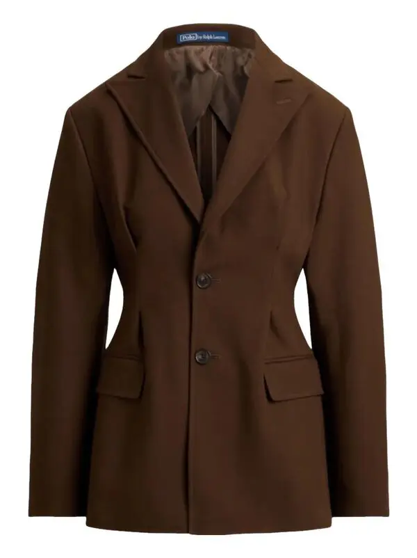 Polo Ralph Lauren Single-breasted Cotton-wool Twill Blazer - Brown