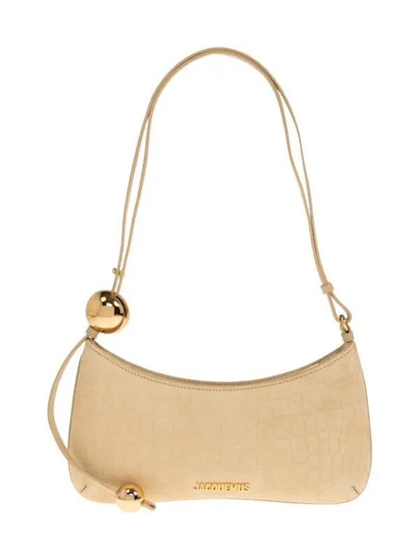 Jacquemus Le Bisou Perle Shoulder Bag - Nude