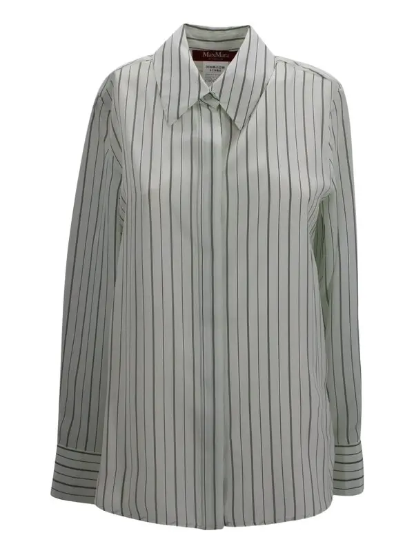 Max Mara Striped Shirt - Green