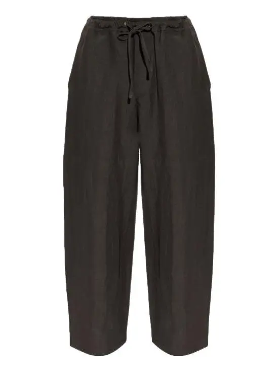 Studio Nicholson Drawstring Trousers - Black