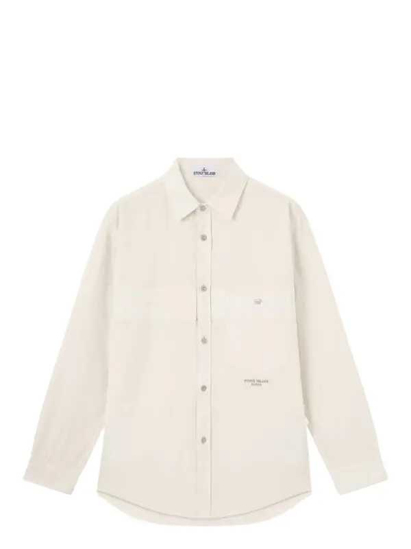 Stone Island Regular-fit Overshirt - Ivory