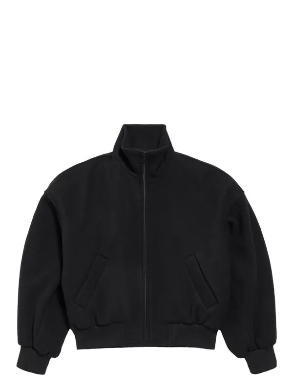Balenciaga Wool Short Jacket - Black
